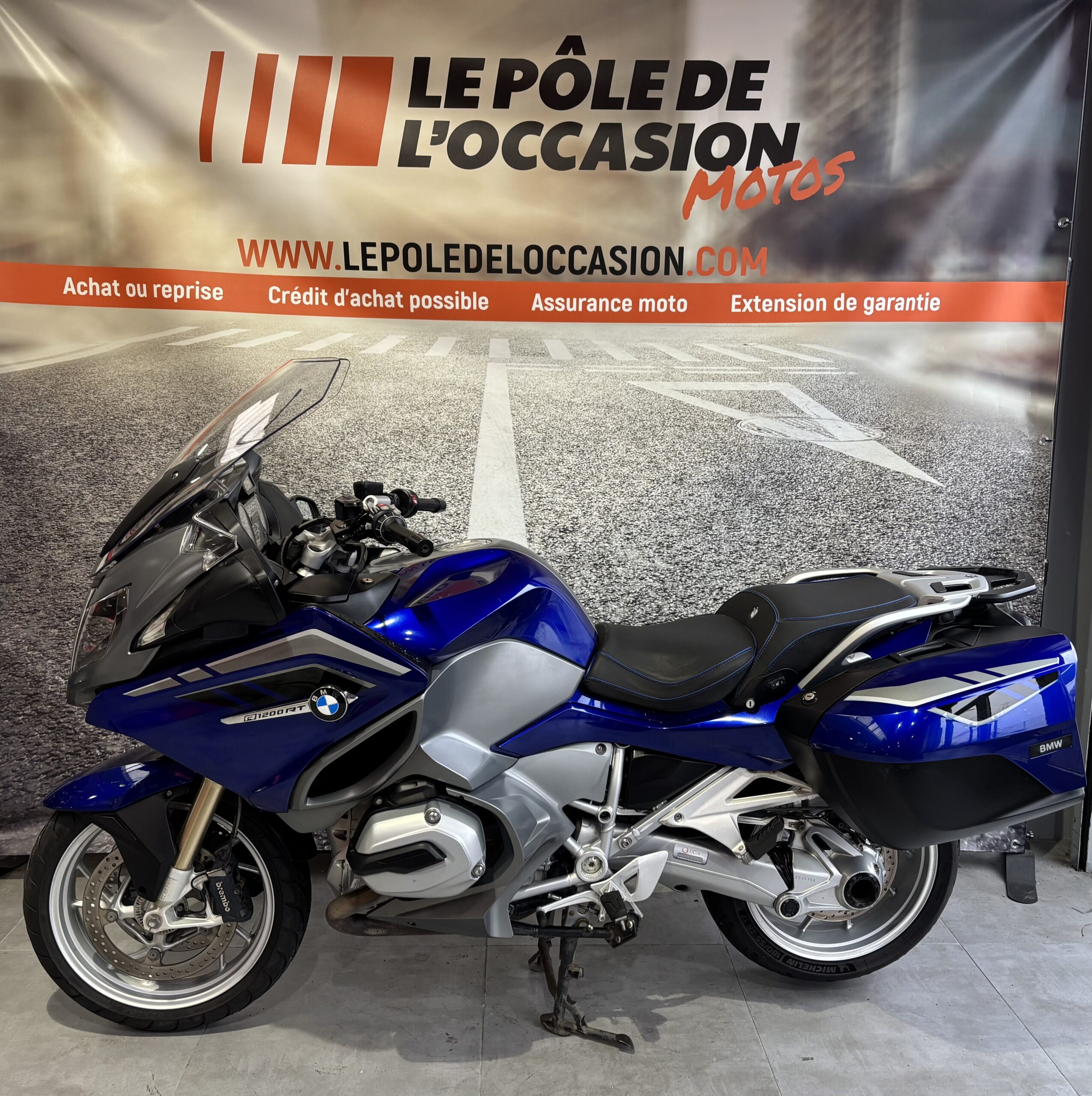 BMW R1200RT bleu - Le Pôle De L'occasion